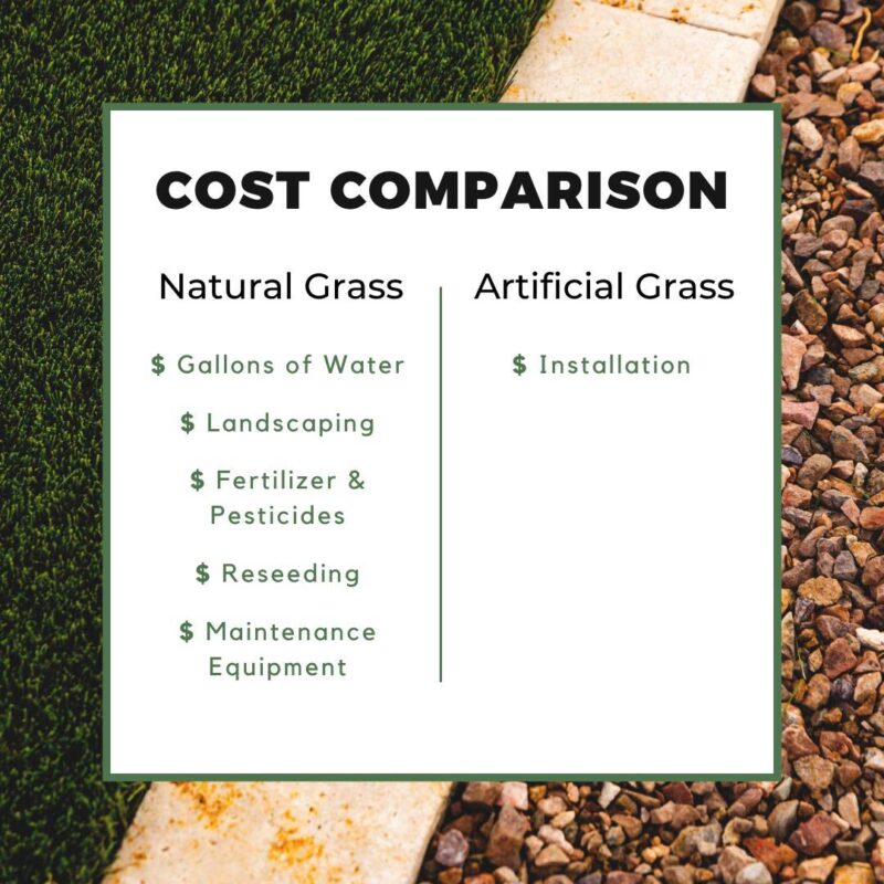How Do Artificial & Real Grass Costs Stack Up? - Turf Monsters